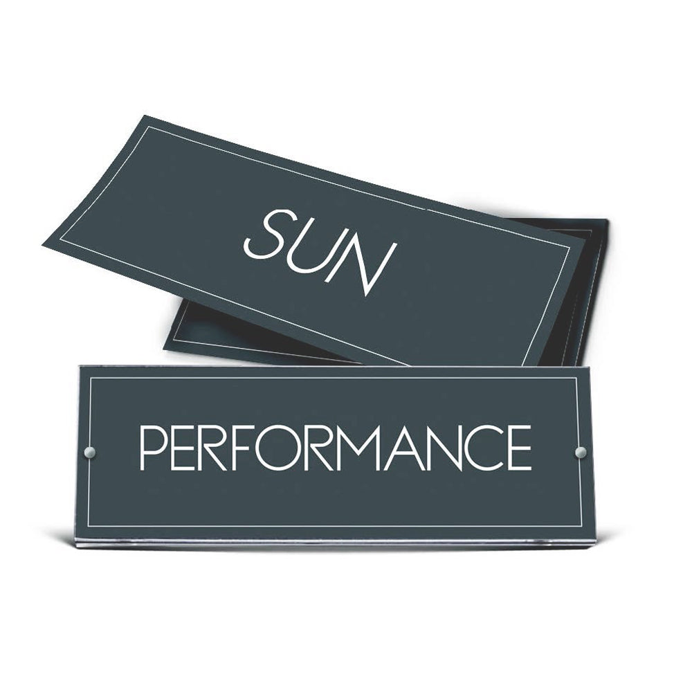 Signage Insert - 6.75"w x 2.125"h Magnetic – Opticaldisplays.com